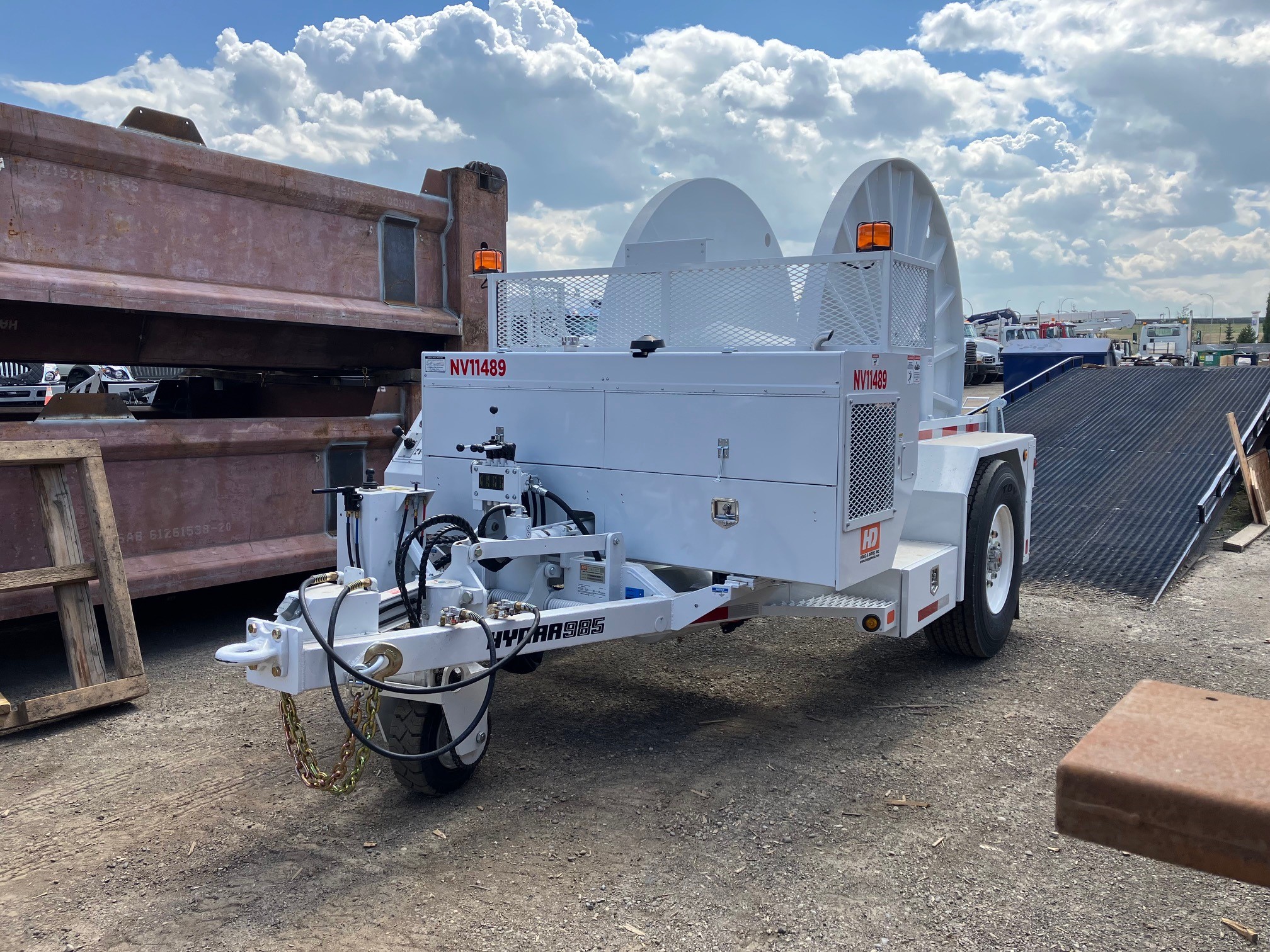 Hogg & Davis Hydra 985 Single Drum Puller | Commercial Utility Equipment